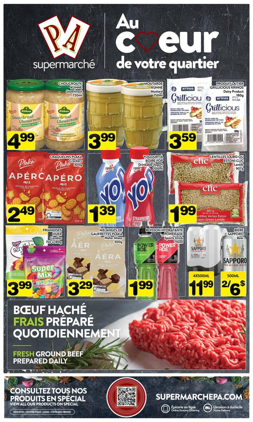 Circulaire Supermarché P.A. | Circulaires en ligne