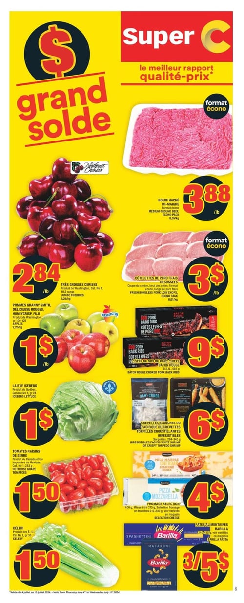 Circulaire Super C de la Semaine Prochaine | Circulaires en ligne