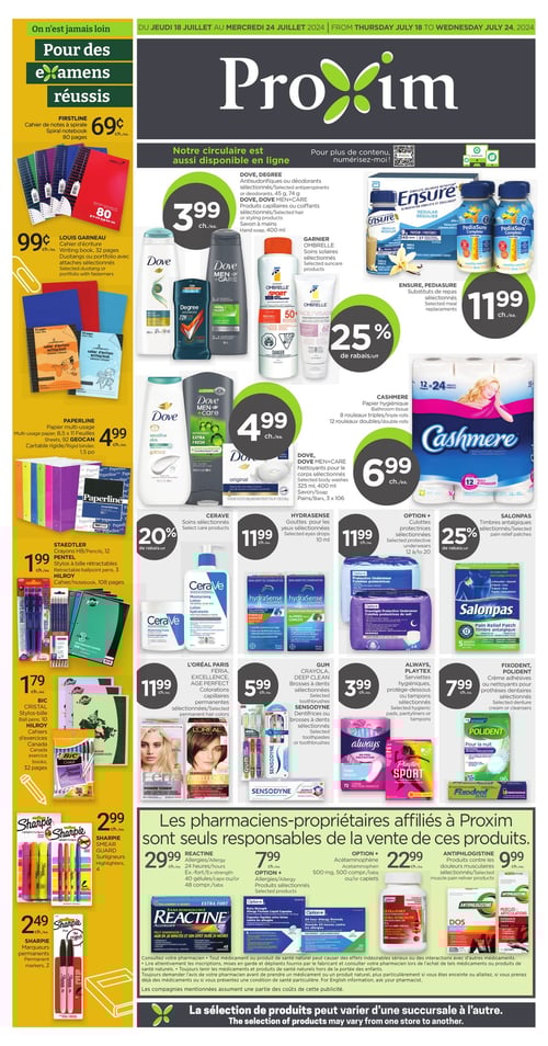 Prochaine Circulaire Proxim 🛒🏷️ | Circulaires en ligne