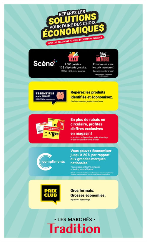 Circulaire Les Marchés Tradition 🛒🏷️ | Circulaires en ligne