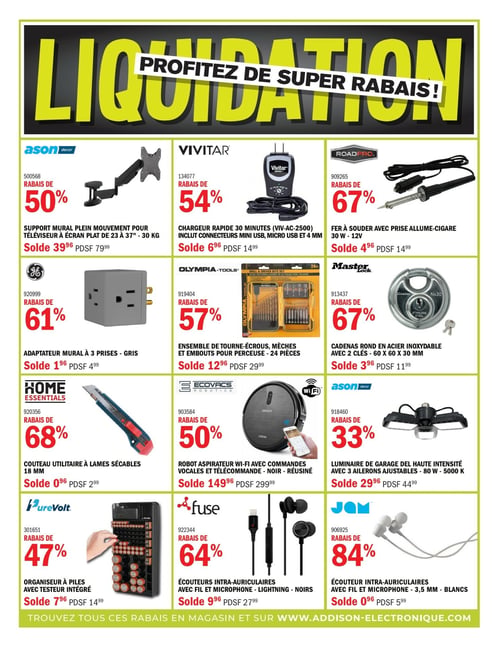 Circulaire Addison Électronique 🛒🏷️ | Circulaires en ligne