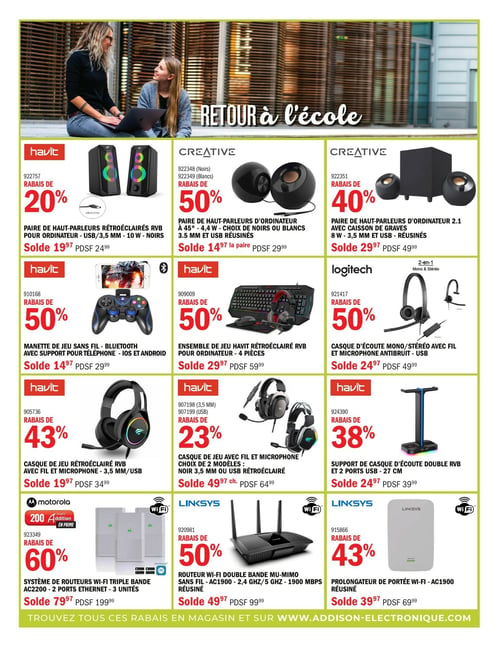 Circulaire Addison Électronique 🛒🏷️ | Circulaires en ligne