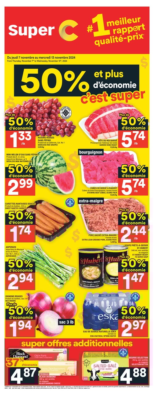 Circulaire Super C de la Semaine Prochaine | Circulaires en ligne