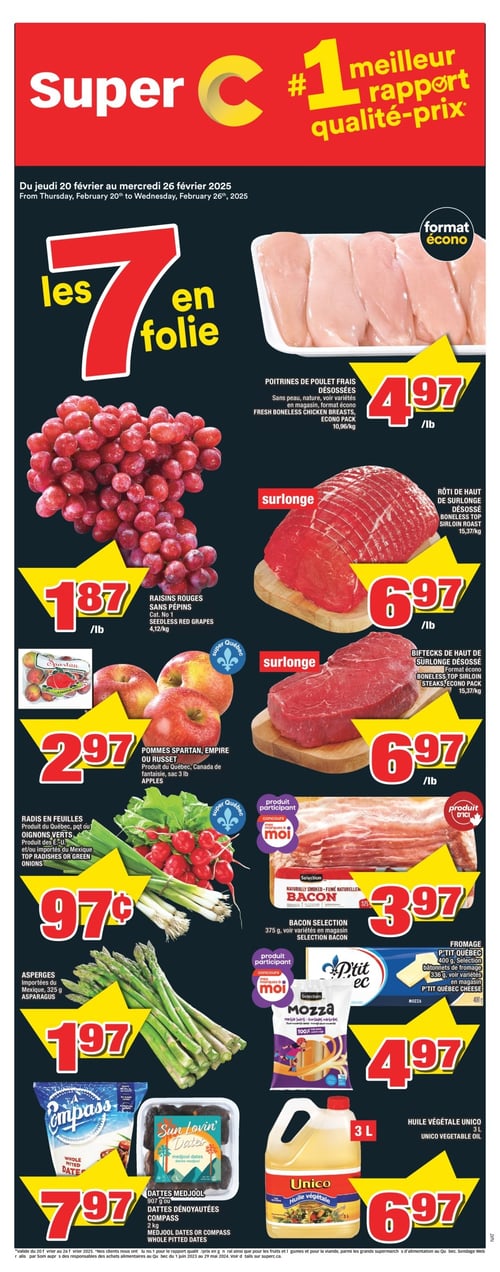 Circulaire Super C de la Semaine Prochaine | Circulaires en ligne