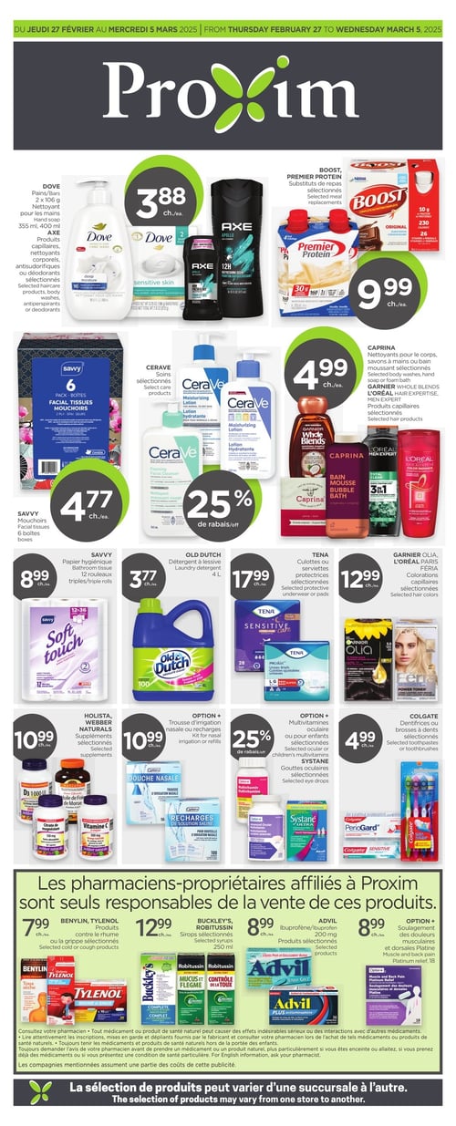 Circulaire Proxim | Circulaires en ligne