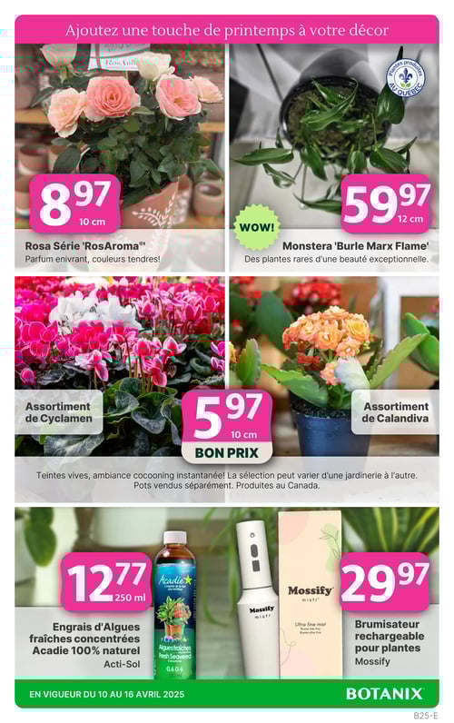 Circulaire Botanix | Circulaires en ligne