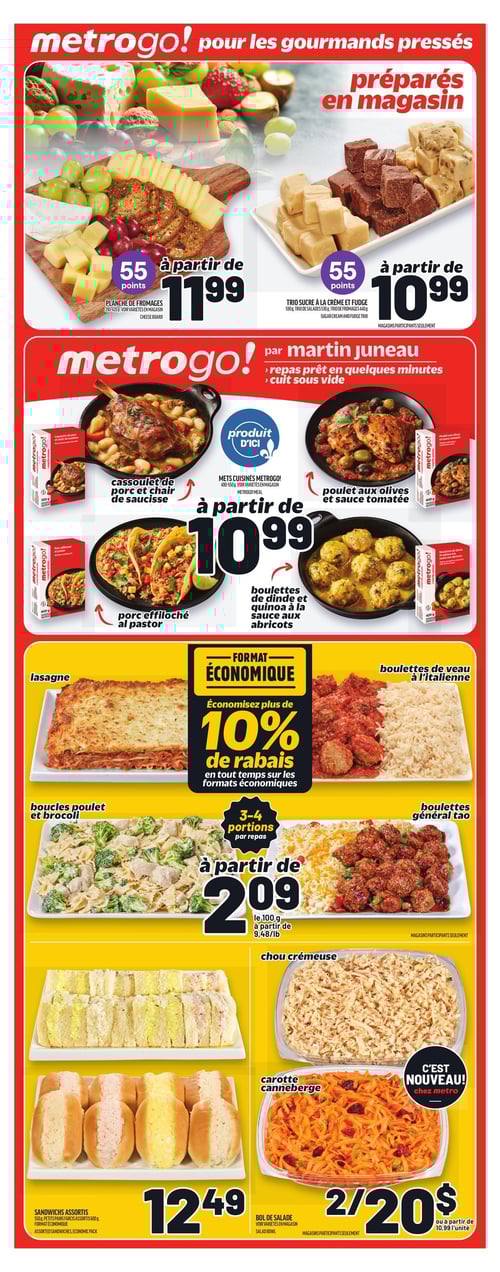 Circulaire Metro 🛒🏷️ | Circulaires en ligne