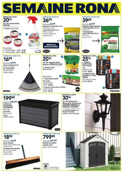 Circulaire Rona | Circulaires en ligne