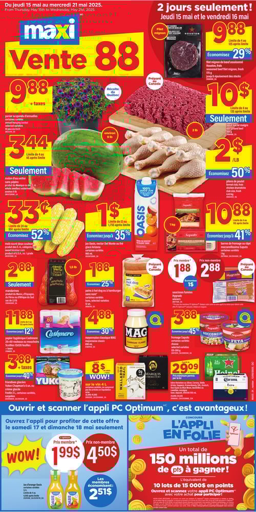Circulaire Maxi de la Semaine Prochaine ðŸ›’ðŸ ·ï¸ | Circulaires en ligne