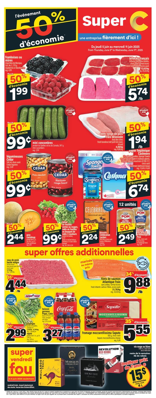 Circulaire Super C 🛒🏷️ | Circulaires en ligne