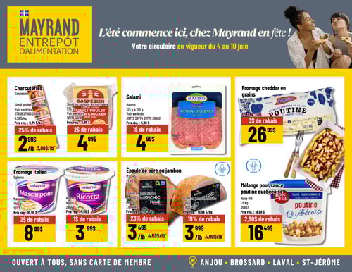 Circulaire Mayrand Entrepôt D'alimentation | Circulaires en ligne