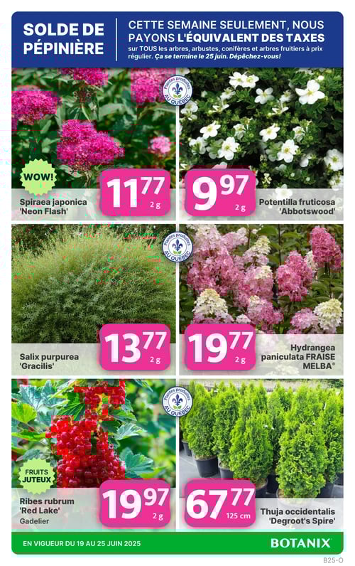 Circulaire Botanix | Circulaires en ligne