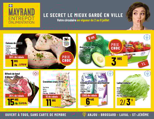 Circulaire Mayrand Entrepôt D'alimentation | Circulaires en ligne
