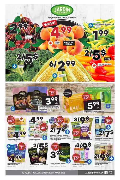 Circulaire Jardin du Mont | Circulaires en ligne