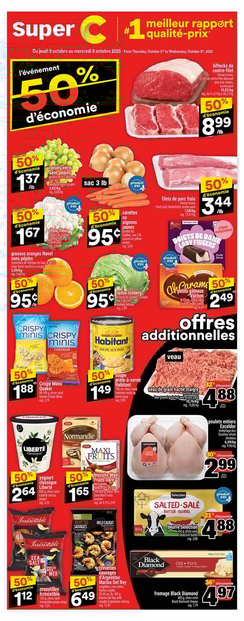 Circulaire Super C 🛒🏷️ | Circulaires en ligne